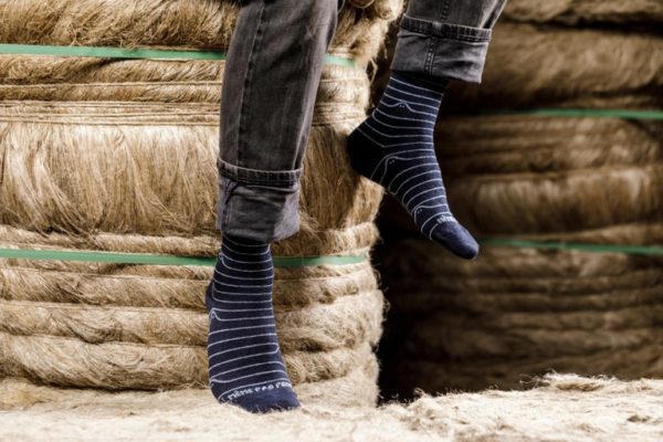 Chaussettes en lin made in France - Motif "Même pas peur" all over ...